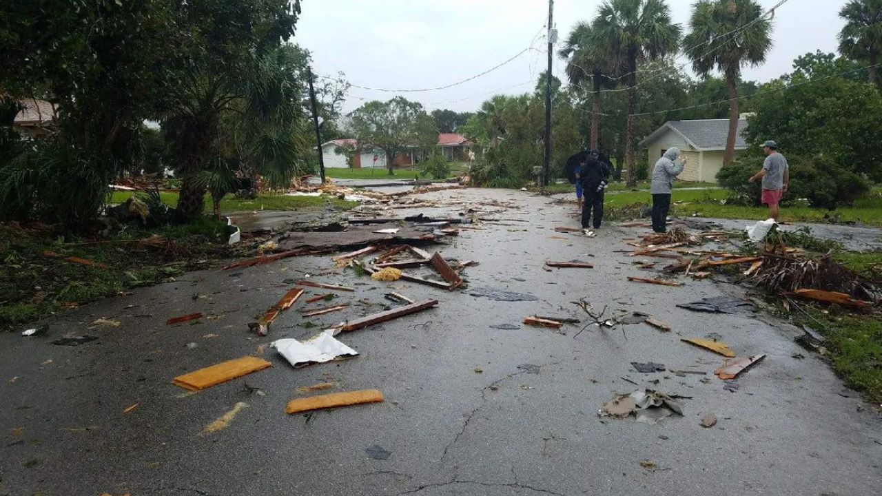 Sudden Tornado Hits Palm Bay with 65 MPH Winds, Damages Homes and ...