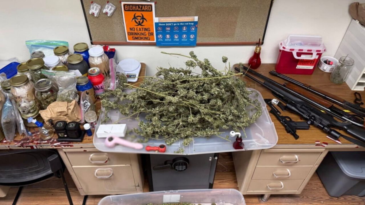 Police Find 5.5 Pounds of Marijuana, Meth, and Firearms at Smiths Grove ...